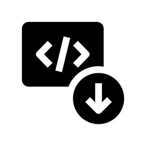 Download Code Icon For Your Website Mobile Presentation And Logo