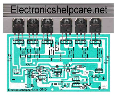 Amplifier Using 2sc5200 And 2sa1943 Electronics Help Care In 2024