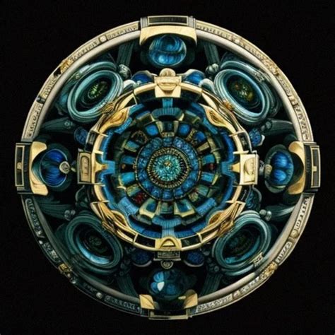 Circular Kaleidescope Modular With Grid Free Ai Art Generator