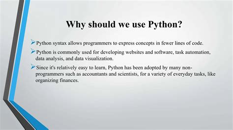 Introduction To Python Programming Pptx