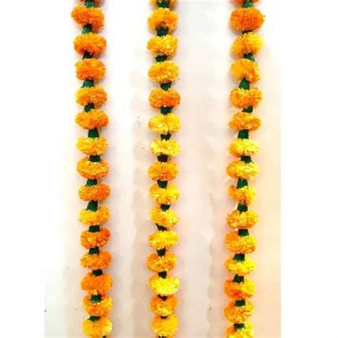 Multicolor Artificial Marigold Flower Ladi At Rs 120piece In Mumbai