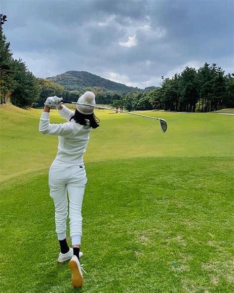 김미주 On Instagram 겨울골프 도 따뜻하게 챌린저 골프웨어 👌 Challengerkorea 골린이 명랑골프 라운딩 골프패션 필드룩 Golf