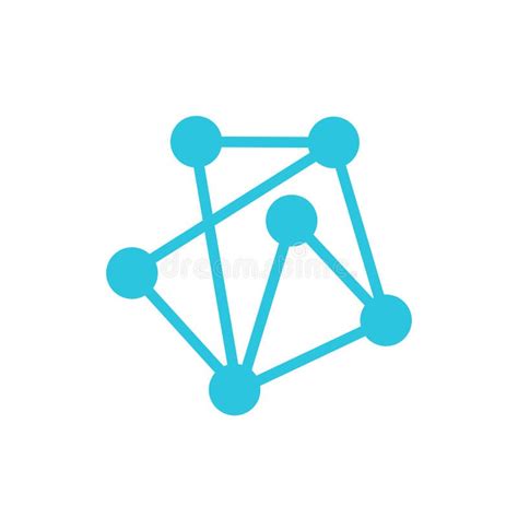 Symbole Dalgorithme Panneau Bleu Sur Fond Blanc Illustration De