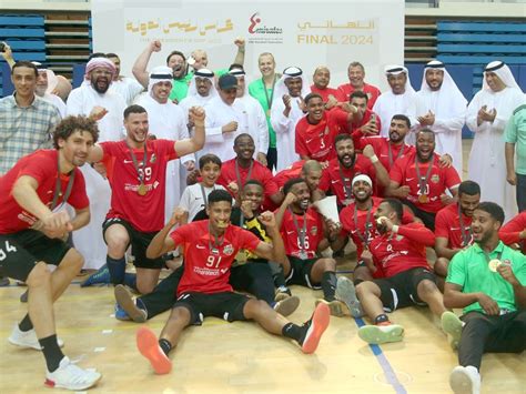 شباب الأهلي يتوج بطلا لكأس رئيس الدولة لكرة اليد للمرة الـ 8 في تاريخه