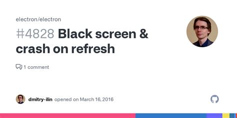 Black Screen Crash On Refresh Issue 4828 Electron Electron GitHub