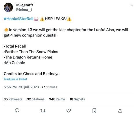 Companion Quests And Story R Honkaistarrail Leaks