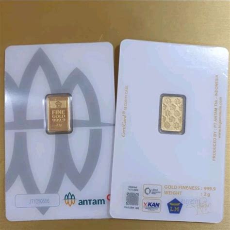 Jual Logam Mulia Antam Gram Kemasan Baru Di Seller GoldHoki Cinagara Kab Bogor Blibli