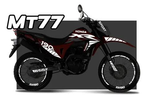 Kit Stickers Reflejantes Completo Honda Xr 190l Xr190l Vinil Envío gratis