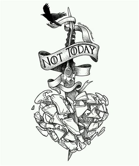 Pin De Briseida Fte En Game Of Thrones Tatuaje De Cinta Negra