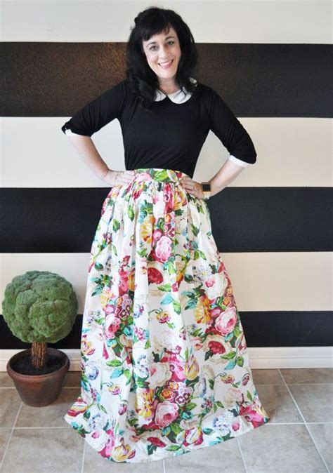 5 Ways To Wear A Plus Size Maxi Skirt2