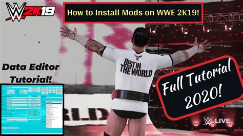 How To Install Mods In Wwe 2k19 Tutorial Youtube