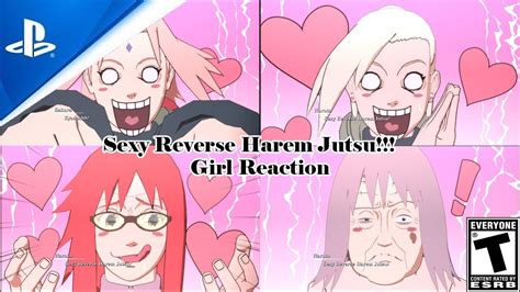 Sexy Reverse Harem Jutsu Girl Reaction Naruto X Boruto Storm Connections Youtube