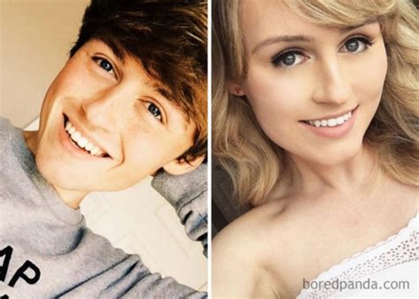 19 Personnes Trans Avant Après Leur Transition Transgenre à Couper Le