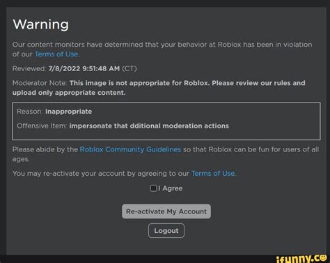 Oops Roblox Im Searching [ Content Deleted ] Warning Our Content Monitors Have Determined That