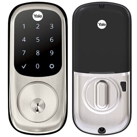 Yale Assure Lock Touchscreen Keypad Deadbolt Satin Nickel The Home Depot Canada