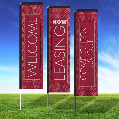 Modlux Double Sided Rectangle Flag Kit