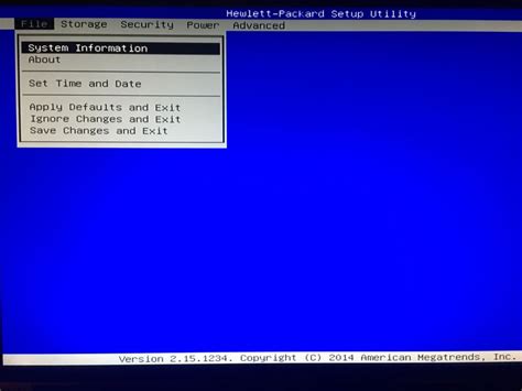 Cannot Exit Setup Utility Hp Support Community 6485277