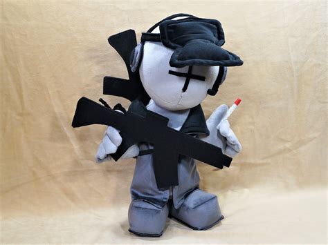 Deimos Madness Combat Plush Toy 14 T For Gamer Etsy Singapore