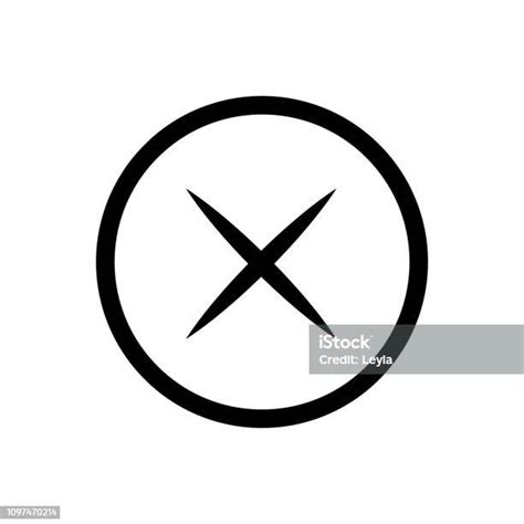 錯誤的標記線向量圖示向量圖形及更多互聯網圖片 互聯網 否認 商標 Istock