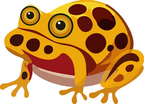 Yellow Poison Dart Frog Icon In Flat Style 24556739 Vector Art At Vecteezy