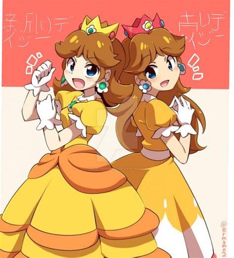 New Princess Daisy Vs Old Princess Daisy By Andrew6666666 On Deviantart