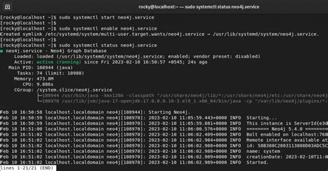 How To Install And Configure Neo4j On Rocky Linux Linux Wizardry