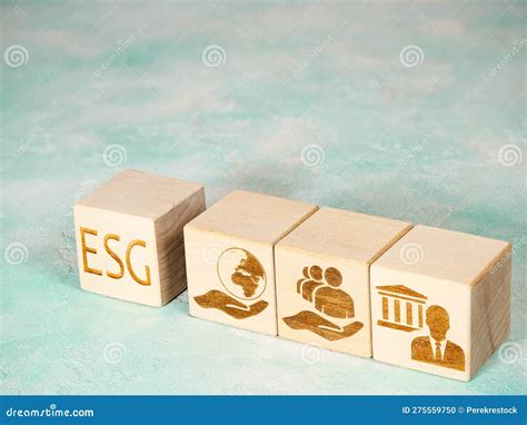 Esg Symbols As A Concept Of Environmental Conservation Governance And