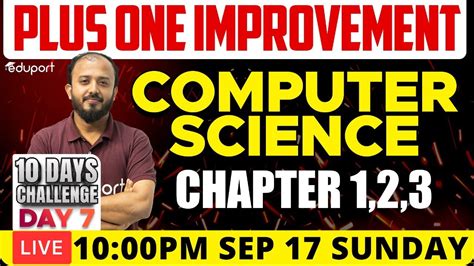 Plus One Improvement Exam Computer Science Chapters 1 2 And 3