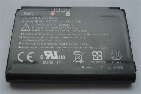 Pda Battery For Htc Touch Elfo160 Pda Battery And Mobile Phone