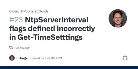 NtpServerInterval Flags Defined Incorrectly In Get TimeSetttings