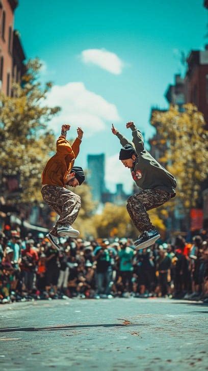 Free Dynamic Street Dance Image Dancing Street Crowd Download At