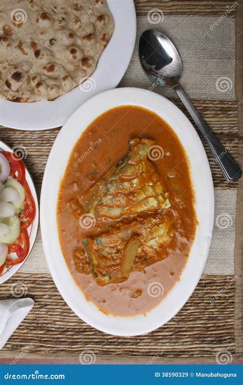 Pomfret Curry Or Fish Curry Stock Image Image Of Cuisine Oriental