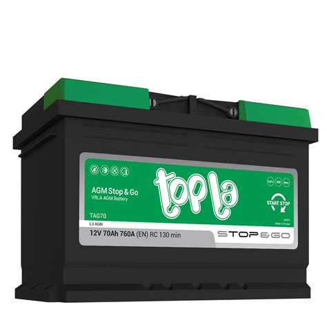 Акумулатор Topla EFB Stop & Go 90Ah - Топла Акумулатори