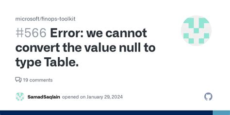 Error We Cannot Convert The Value Null To Type Table · Issue 566