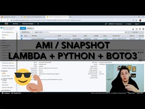 Como criar AMI de ec2 instânce na AWS ? BOTO3 + Python + Lambda - YouTube