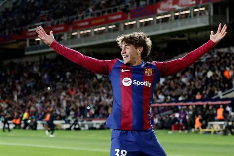 Youngster Marc Guiu Secures Barcelonas 1 0 Victory In Laliga Debut