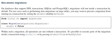 Djangodbutilsnotsupportederror In Sqlite Why Not Supported In Sqlite