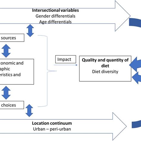 Conceptual Framework Showing Linkages Between The Independent