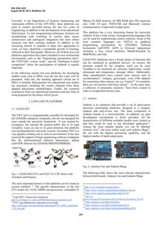 Low Cost Platforms Used In Control Education An Educational Case