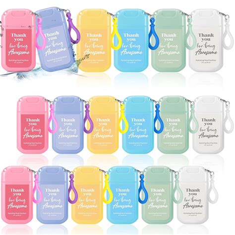 Frienda 24 Pcs Mini Hand Sanitizer Spray Bulk With Keychain