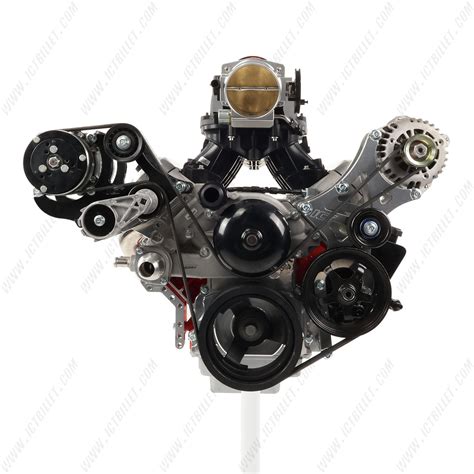 Ict Billet Black Powder Coated Ls Truck A C Compressor Bracket Kit For Ls Engines Ls1 Ls3