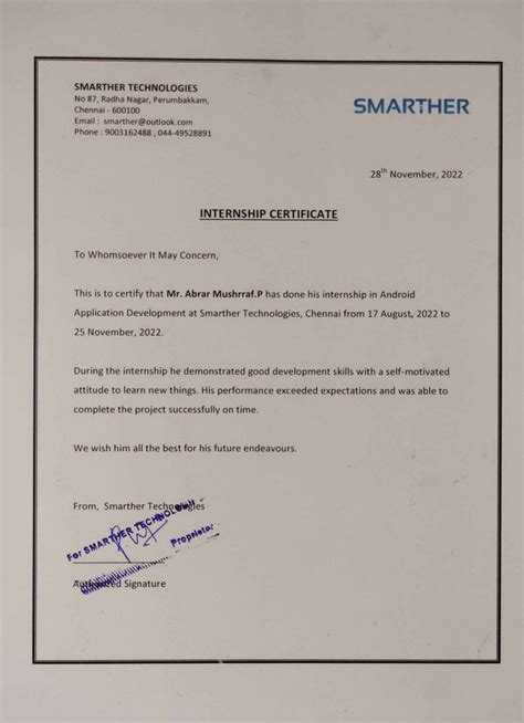 Abrar Musharraf P On Linkedin Androiddeveloper Smarthertechnologies
