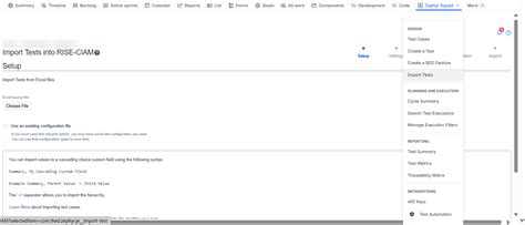 Test Cases Import Via Zephyr Squad Test Steps Ca