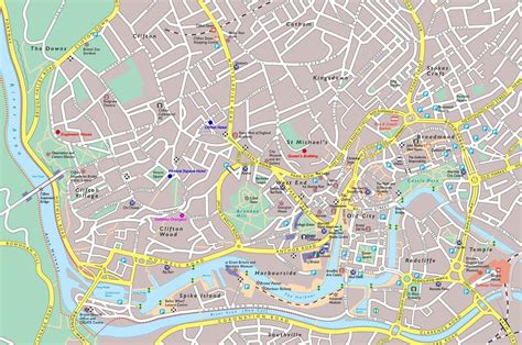 Large Bristol Maps For Free Download And Print High Resolution And