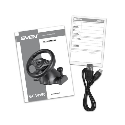 SVEN GC-W150 Игровой руль с поддержкой Windows / PS-3/4 / Nintendo ...