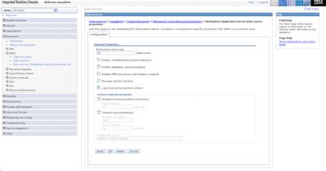 Sunils Notes Websphere Application Server Data Source Properties