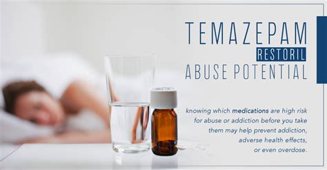 Temazepam Restoril Abuse Potential
