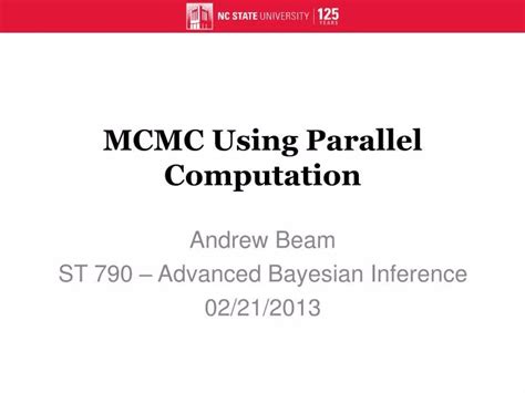 PPT MCMC Using Parallel Computation PowerPoint Presentation Free Download ID 2916443