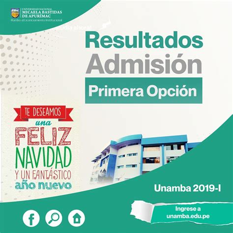 Resultados Examen De Admisión Primera Opción Unamba 2019 16 De Diciembre