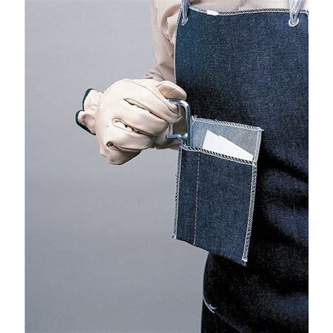 Ansell Bib Apron Blue Denim 36 In L 28 In W 57 005 Zoro